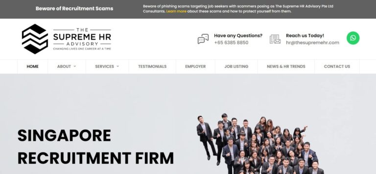 We reviewed our top 23 recruitment agencies in Singapore! [2025 ]